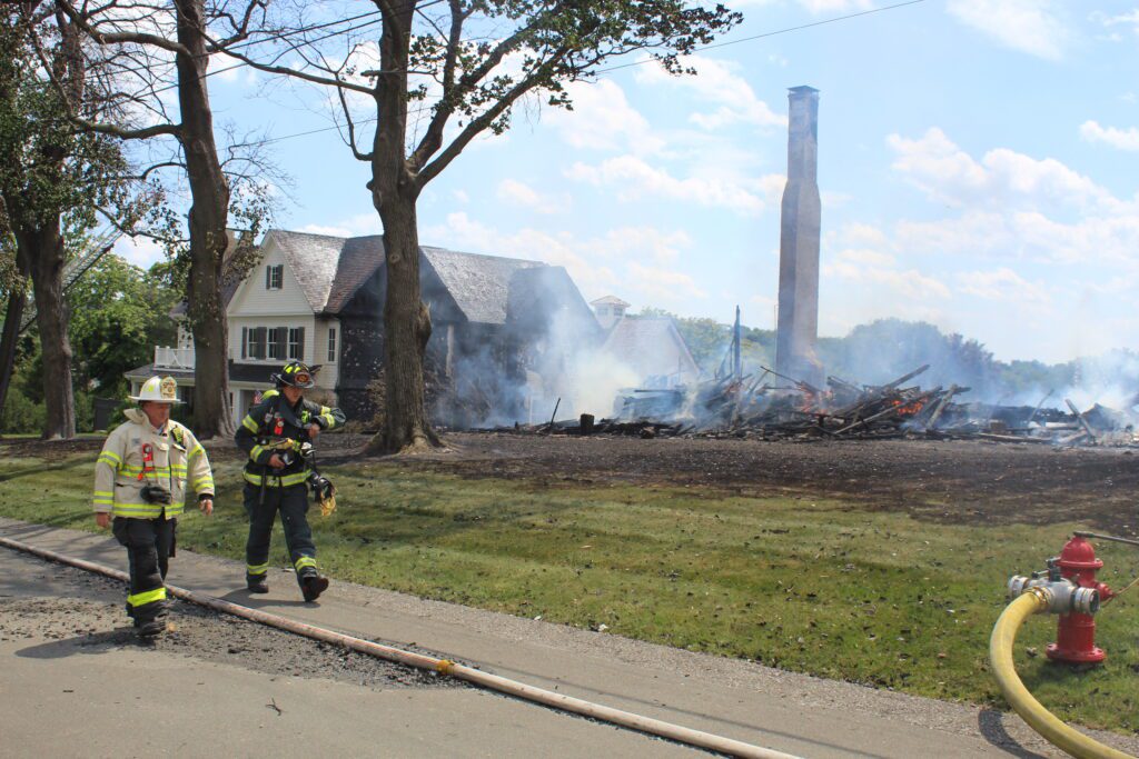 One Home Collapses, Four Homes Damaged after Four-Alarm Fire in Hingham ...