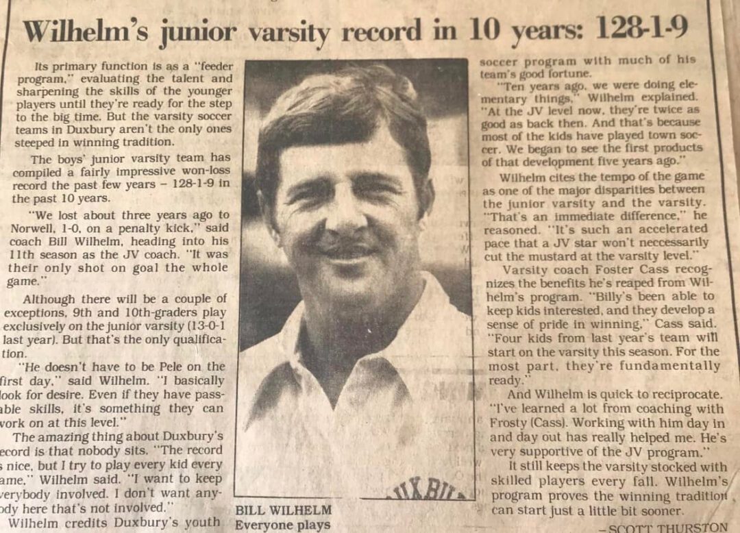 Bill Wilhelm, A South Shore Legend | WATD 95.9 FM