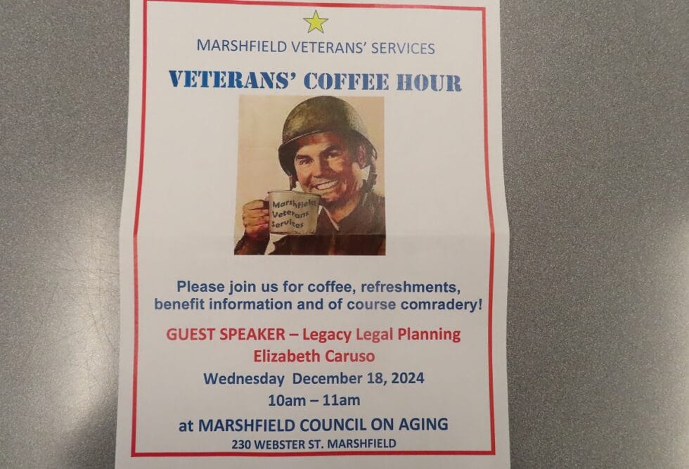 Marshfield Veterans Coffee Taking Place On Wednesday | WATD 95.9 FM